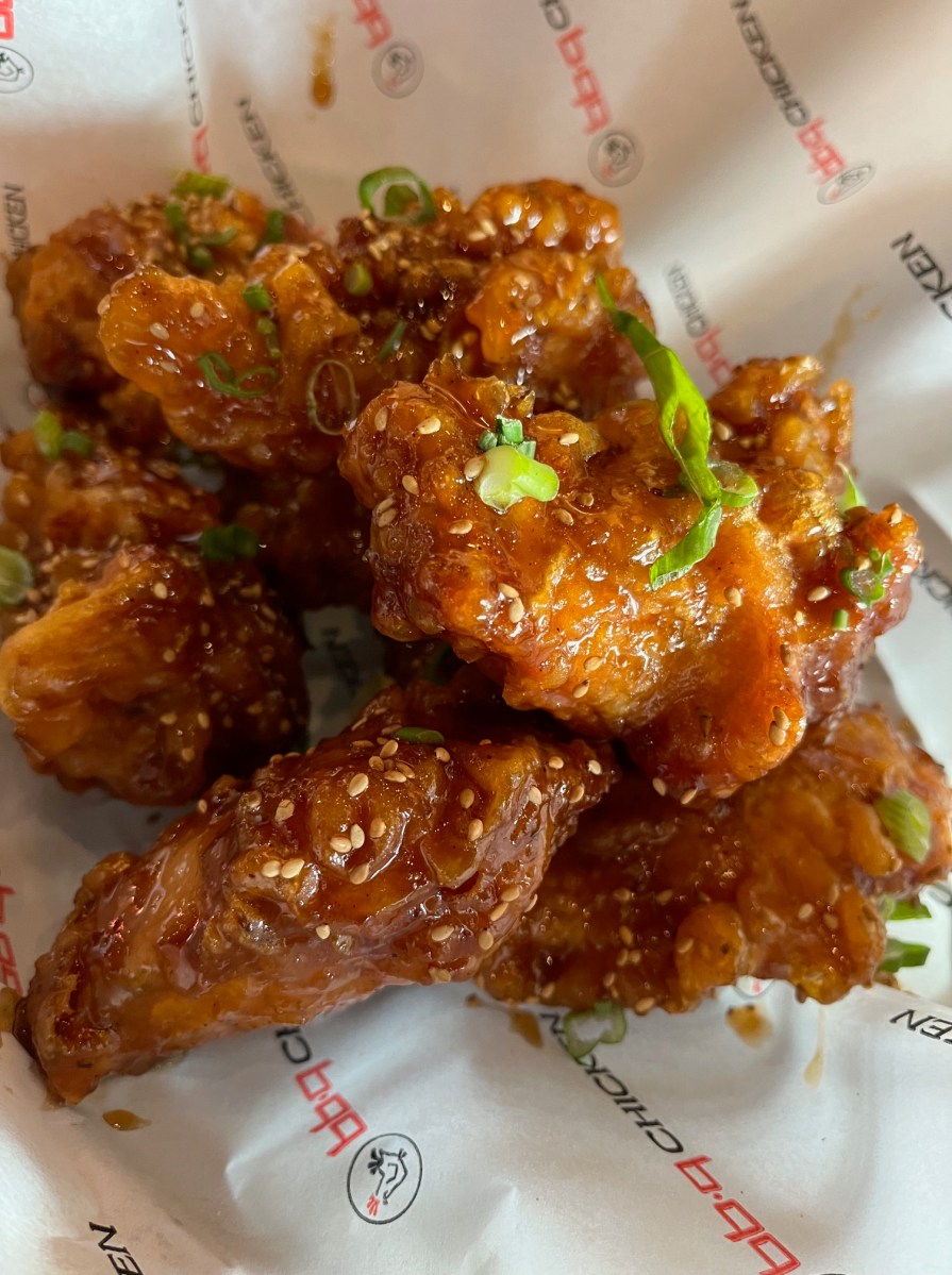 Now Serving: Giant Korean Fried Chicken Wings at bb.q Chicken – Finding ...